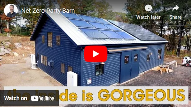Net Zero Timber Frame Party Barn - Build Show with Matt Risinger